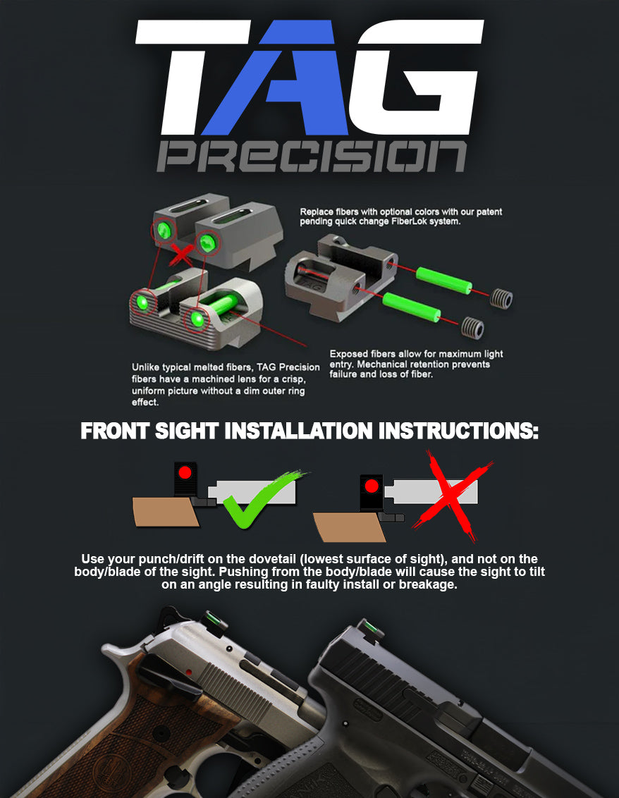 Fiber Install Instructions – TAG Precision